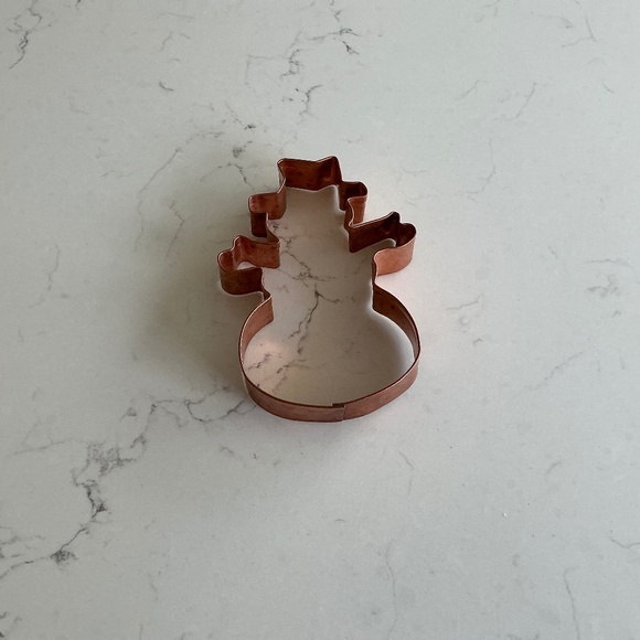 Kitchen | Vintage Copper Snowman Cookie Cutter | Poshmark